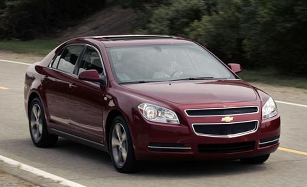Chevrolet Malibu technical specifications and fuel economy